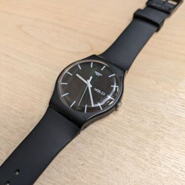 Swatch Watch Mono Black | WatchCharts Marketplace