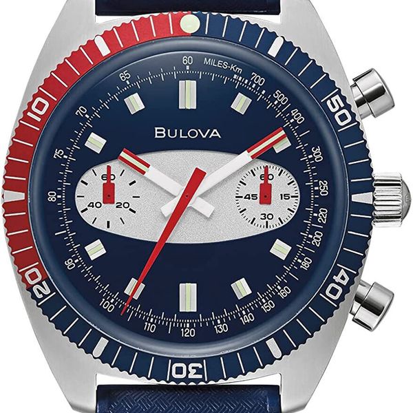 Bulova Men's Chronograph Archive Series Surfboard Watch 98A253 ...