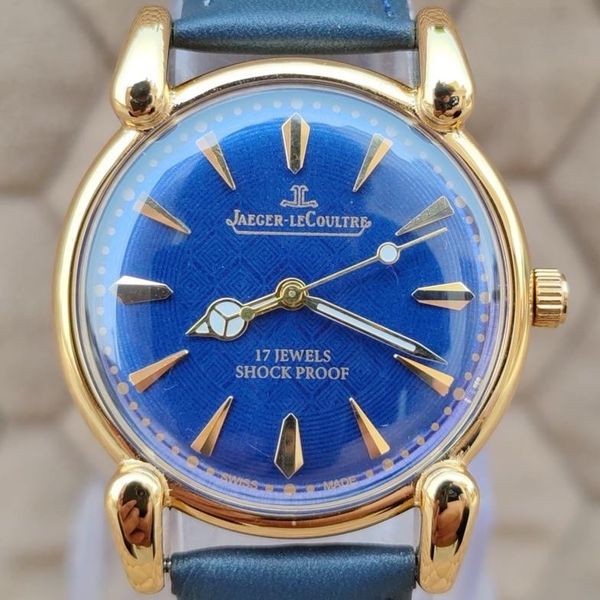 vintage JAEGER-LeCoultre 17 jewels manual winding swiss made men's ...