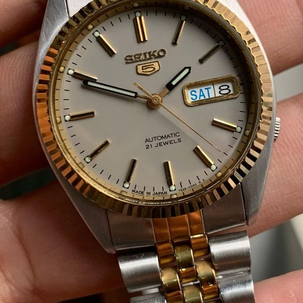 vintage seiko 5 automatic day/date 7s26-3110 mens watch japan | WatchCharts Marketplace