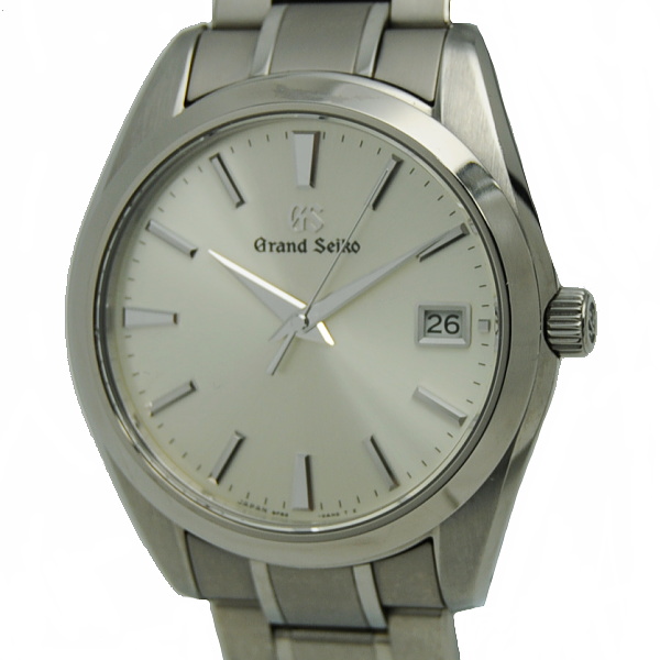 Grand Seiko GS [Box] Men's Watch / Date / 9F Quartz / Titanium / Silver ...