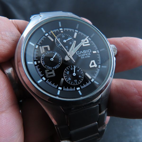 EF-316 Casio Edifice Daydate 24 Hours Quartz Men Watch | WatchCharts ...