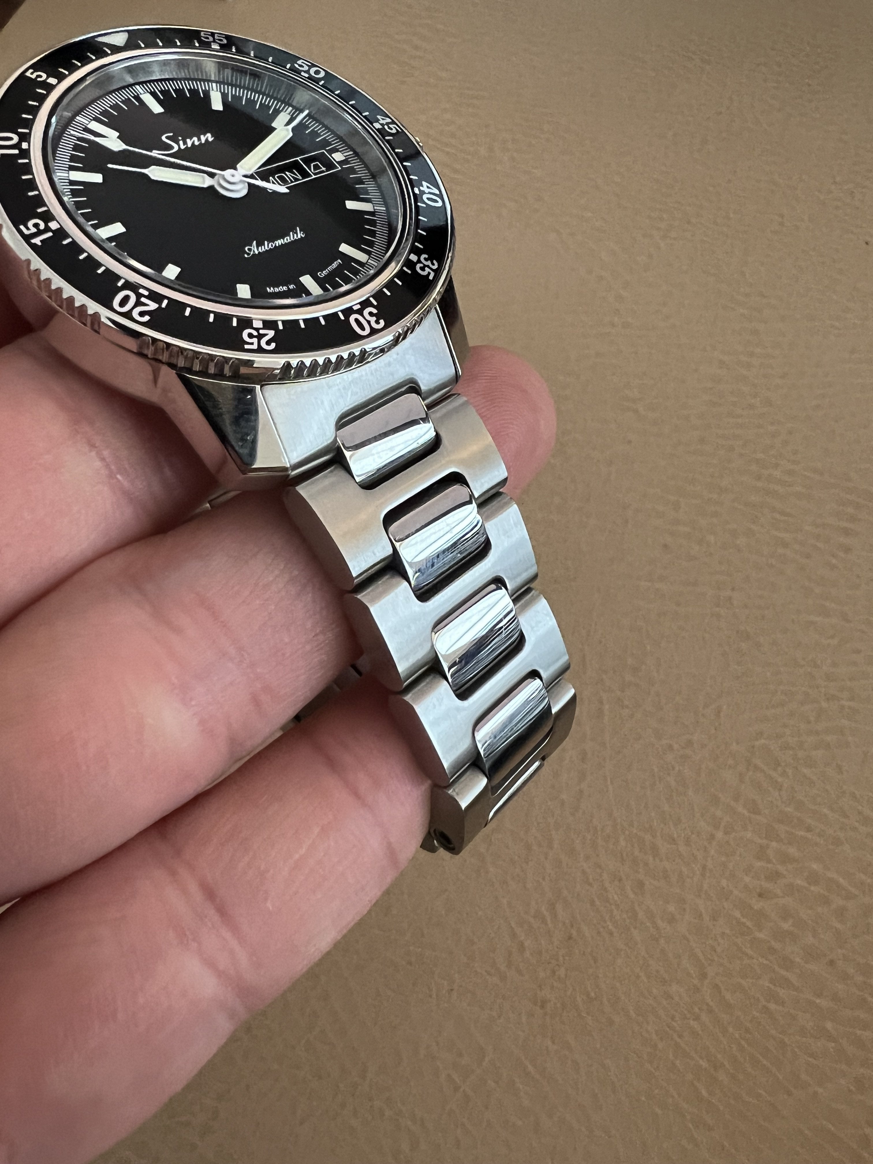 FS Sinn 104 black dial h link bracelet WatchCharts Marketplace