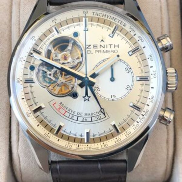 ZENITH El Primero Cronomaster Power Reserve New! Complete Set, Full ...