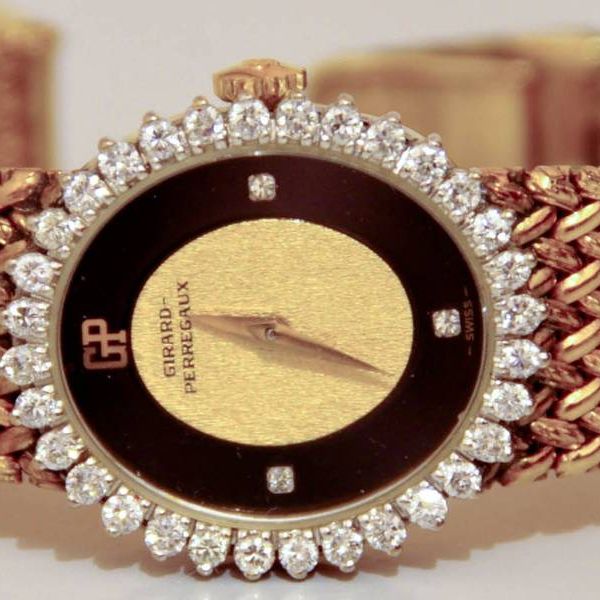 FS: Girard Perregaux - Ladies Vintage Diamond Watch - Very Fancy, very ...