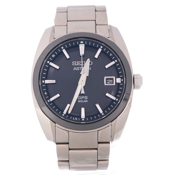 SEIKO SBXD005 ASTRON/Astron Black Dial Solar Powered GPS Satellite ...