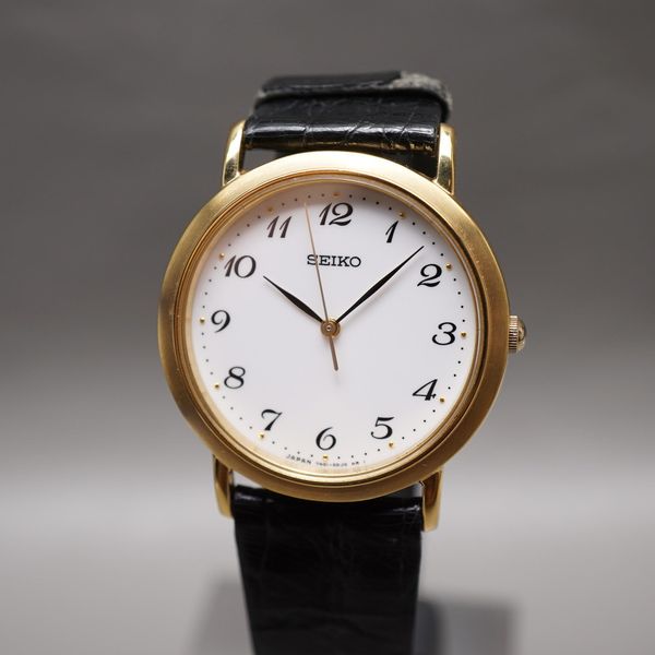 [WTS] Seiko Spirit SCDP030 7N01 Gold Tone White Dial Quartz Watch JDM ...