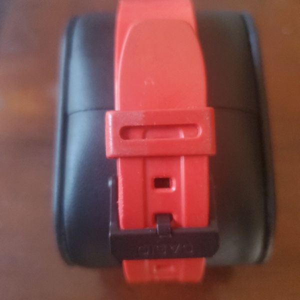 Casio F-108WHC Red Illuminator 42mm Digital Watch New Battery ...