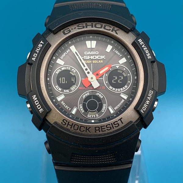 CASIO G-SHOCK AWG-101-1A MULTIBAND 5 Tough Solar Atomic | WatchCharts ...
