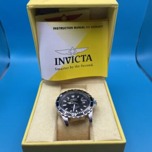 Invicta Pro Diver Automatic Black Dial Mens Watch Mod 6068 200M W/Box ...