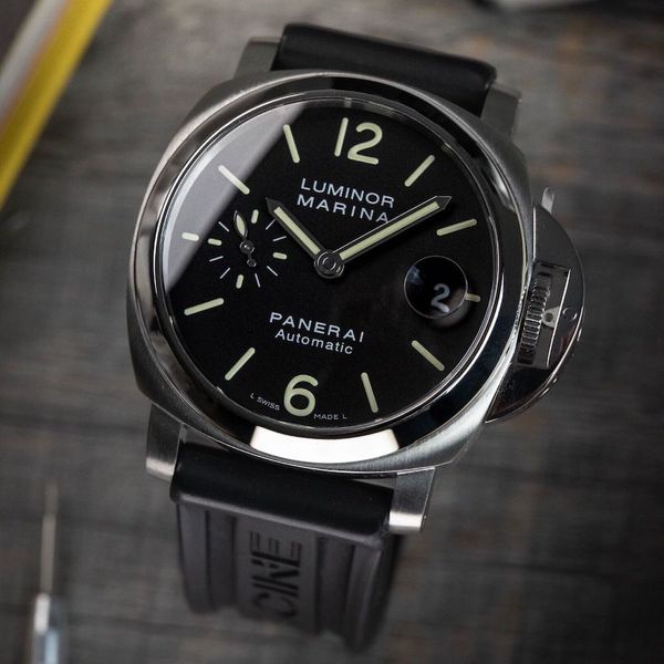 Panerai Luminar Marina Automatic Stainless Steel Box Papers- OP 6760 ...