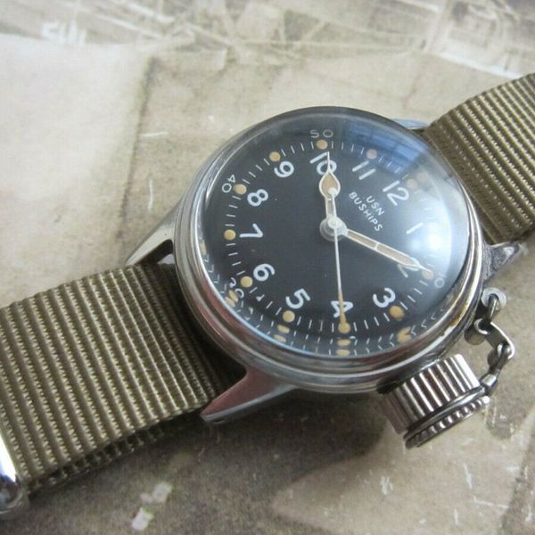 WW2 HAMILTON MILITARY WATCH USN BUSHIPS FROGMAN CASE ! | WatchCharts ...