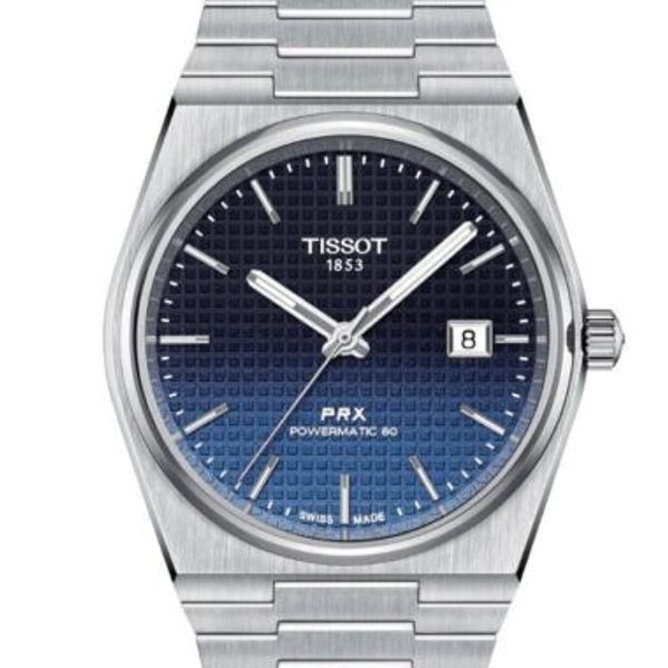 HOT Tissot PRX Powermatic 80 40mm Dark Blue Gradient Dial Watch ...