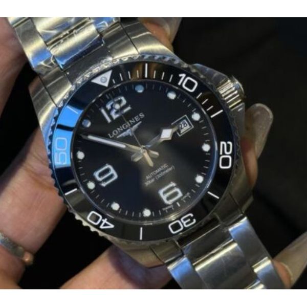 Orologio Longines Conquest Automatico Subacqueo Ceramica Nera ...