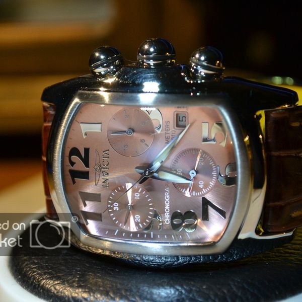 SOLD******Swiss Chronograph Lupah Watch ? Rare Classic Bronze Dial ...