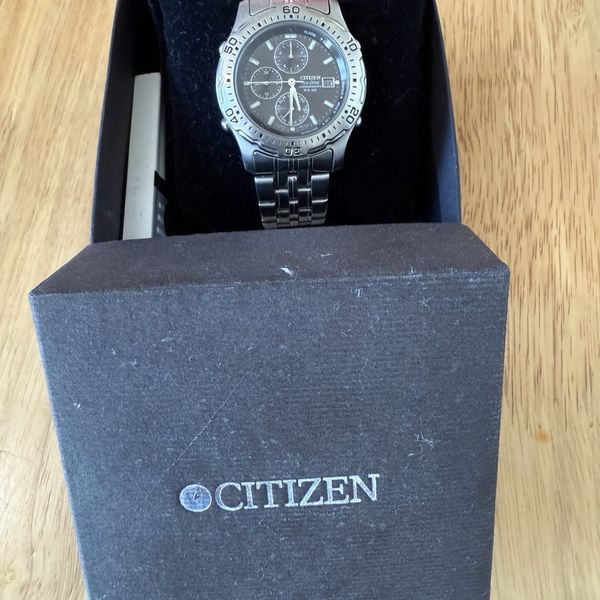 Citizen Eco-Drive Men's Chronograph WR 100 Watch | WatchCharts Marketplace