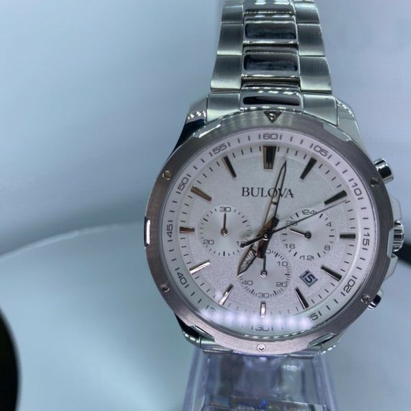 Bulova Men's Chronograph Stainless Steel Watch # 96B335 | WatchCharts