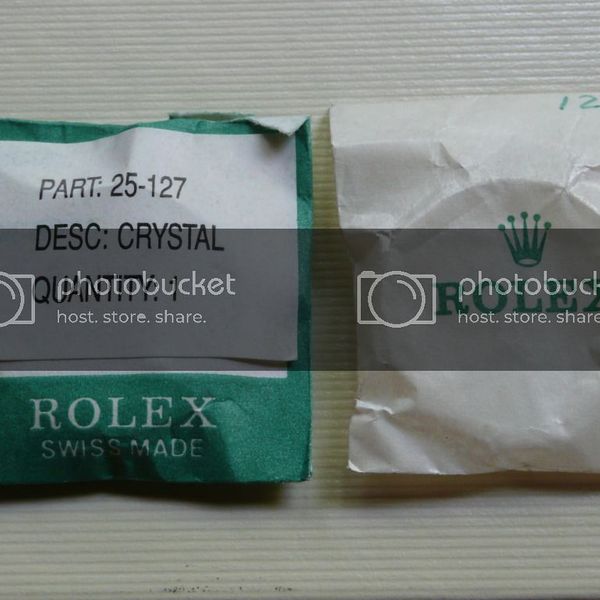 FS: Rolex plastic crystals: 21, and 127 | WatchCharts Marketplace
