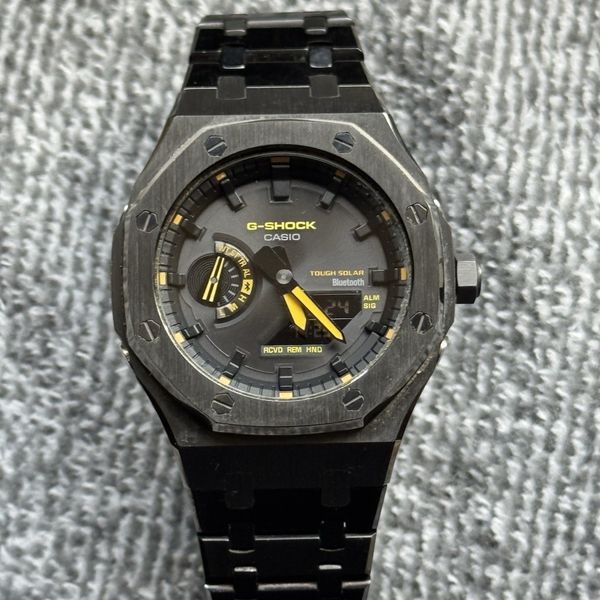 Casio G-Shock Wolverine Edition (CasiOak Mod Metal Strap) Bluetooth ...