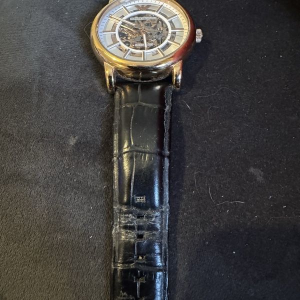 Emporio Armani watch Automatic AR60007 Men`s meccanio skeleton watch ...