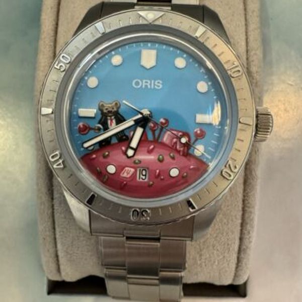Oris IFL Watches Candyman Limited Edition, Divers Sixty-Five, Pre-owned ...