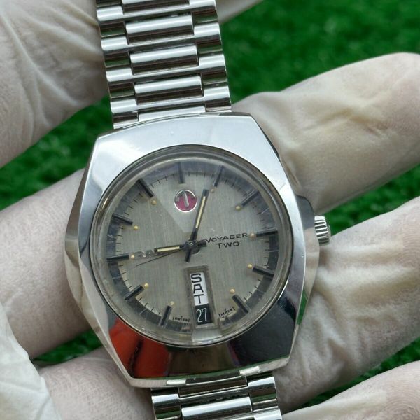 ORIGINAL RADO WATCH VOYAGER TWO MODEL VINTAGE AUTOMATIC DAY/DATE 70s ...