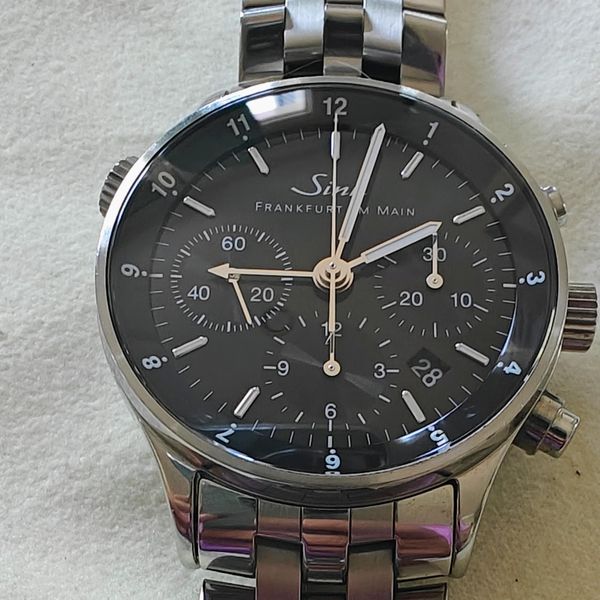 [wts][wtt] Sinn Frankfurt 6000 - Chronograph + GMT + 12 hour bezel ...