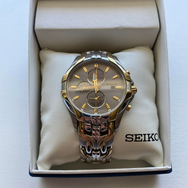 [WTS] Seiko Excelsior SSC139 in two-tone gold/silver | WatchCharts