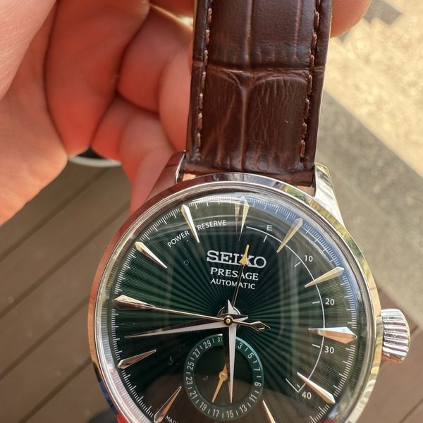 Seiko Presage Cocktail Time Green Dial Menâ s Watch SSA459 ...