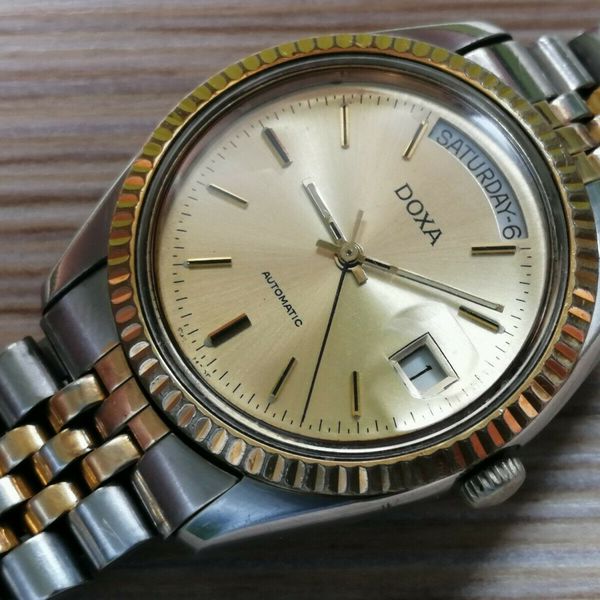Doxa Automatic Day-date President Men's Watch - Vintage | WatchCharts ...