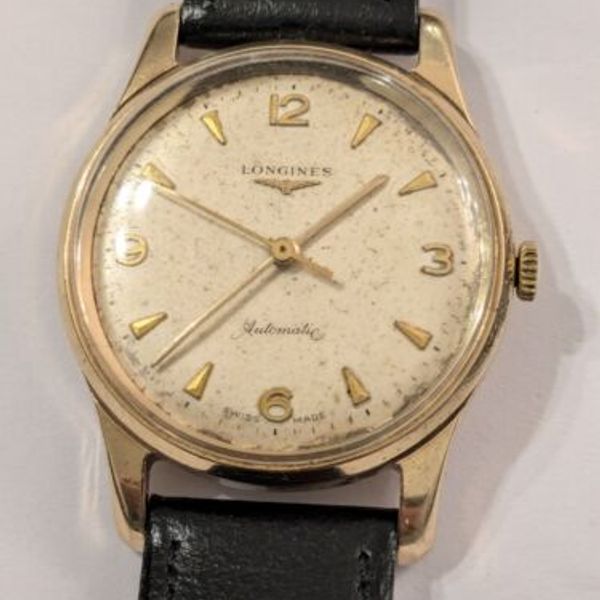 Superb Longines Automatic Movement 9ct Gold Cased 1950,S Vintage Men's ...