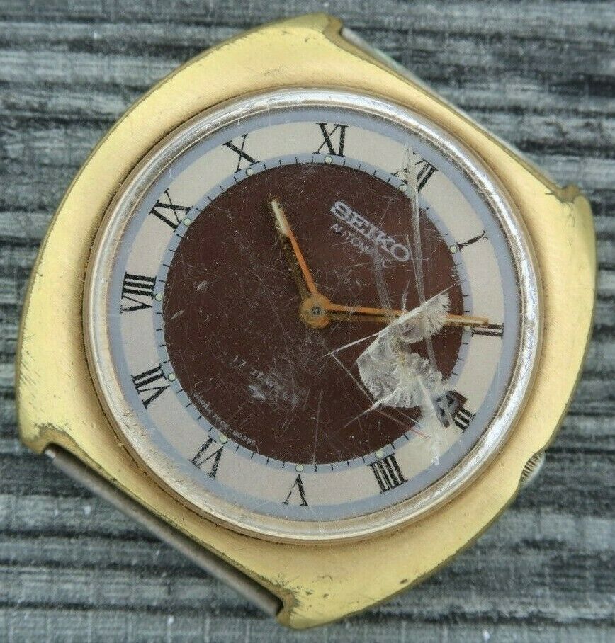 Vintage 7006-8029 Seiko 17J Automatic Men's Wristwatch with Roman ...