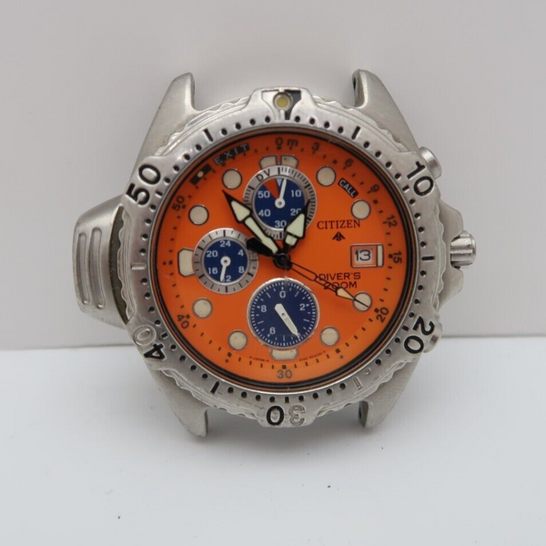 VINTAGE CITIZEN PROMASTER 3740-E70006 ORANGE DIAL | WatchCharts Marketplace