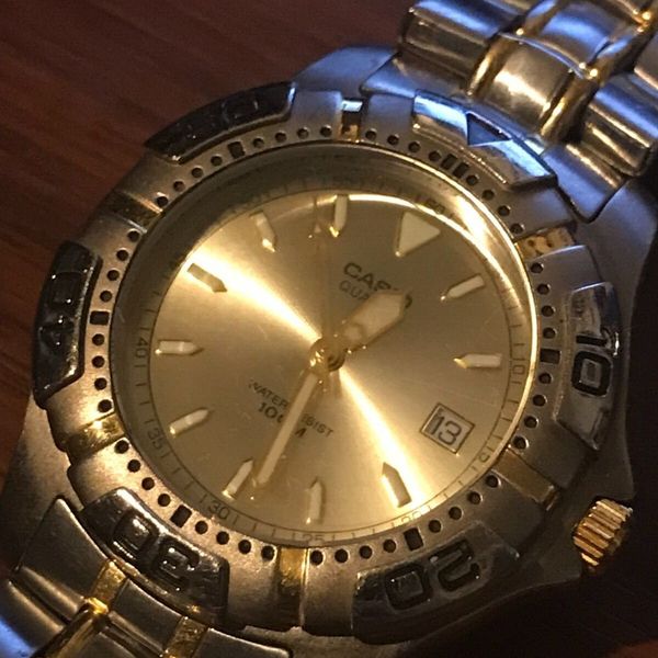 Casio MTD-1020 100M Analog Diver Watch Japan Movement - 6" Band - Needs ...