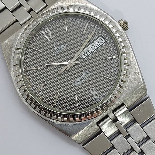 Serviced Vintage 1980 Omega Seamaster Quartz 1425 Men's Watch 196.0221 ...