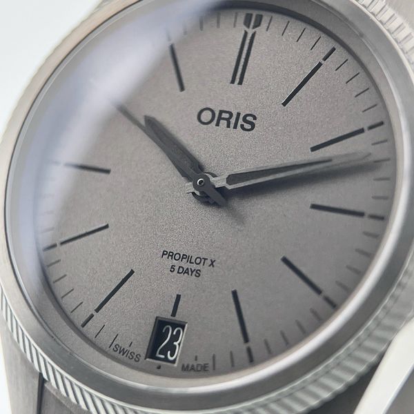 Oris ProPilot X Titanium Grey Dial 39mm Automatic Men's Watch 01 400 7778 7153 | WatchCharts ...
