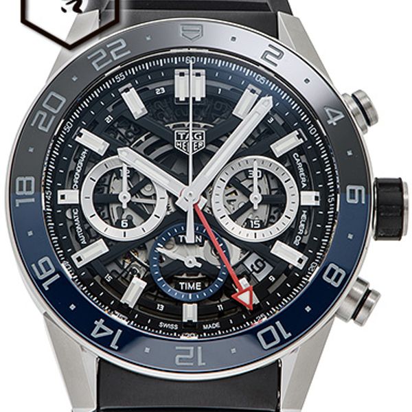 [Used] TAG HEUER Carrera Calibre HEUER02 Chronograph GMT Ref.CBG2A1Z ...