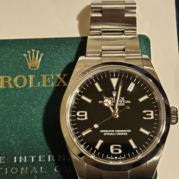 [WTS] Rolex Explorer 124270 36mm + Strap Bundle | WatchCharts Marketplace