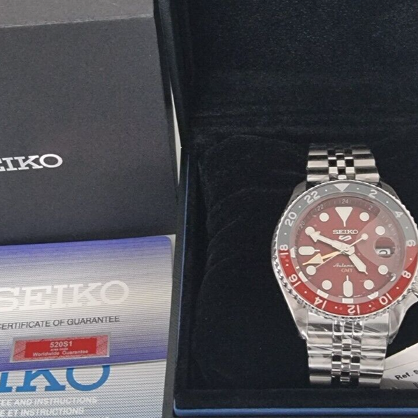 Seiko 5 Sport Automatic Gmt Red Dial Men's Watch SSK031K1 | WatchCharts ...