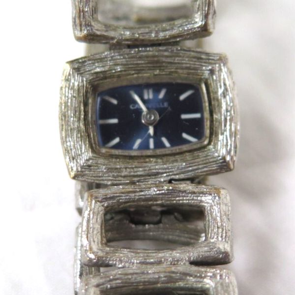 Vintage Brutalist-Style Caravelle (Bulova) Ladies Wristwatch Spares ...