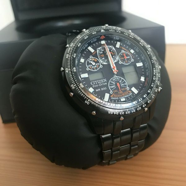 Citizen Eco-Drive Skyhawk A-T GN-4W-S-12G Men's Wrist Watch Radio ...