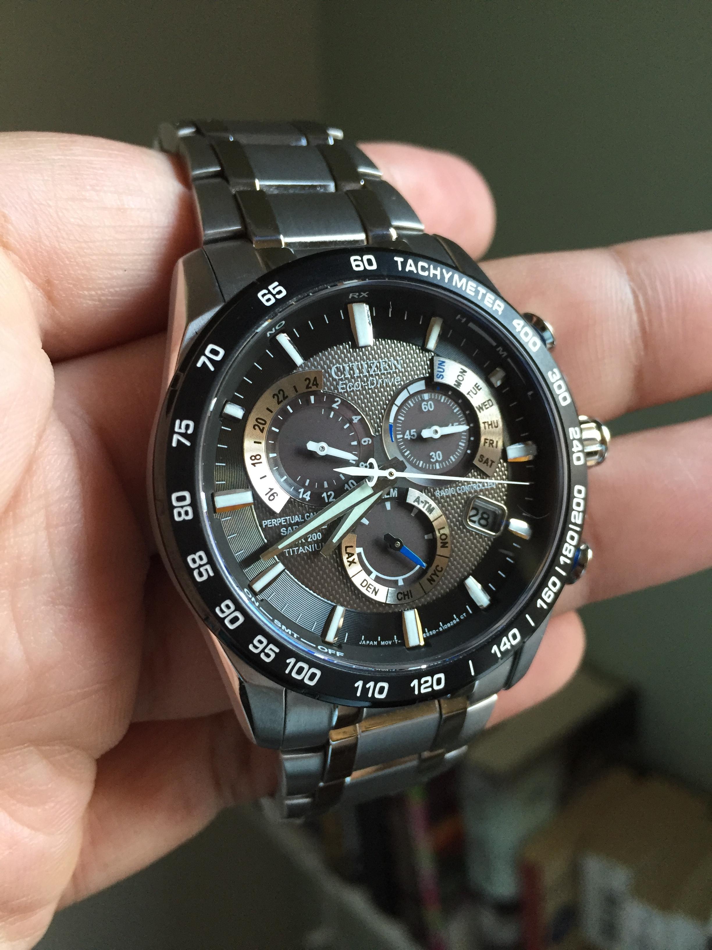 [WTS] Citizen AT4010-50E Titanium with additional Hirsch Robby Band ...