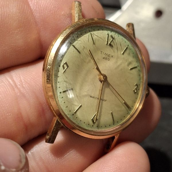 Timex 400 1961 Mens Vintage 1960s Mechanical Handwind Retro Watch Rare ...