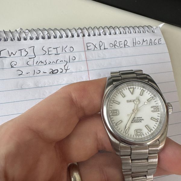 [WTS] Seiko explorer homage | WatchCharts Marketplace