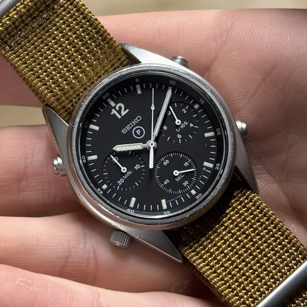 1990 Seiko RAF Gen 1 Men's Military/Pilots Chronograph Watch | FREE ...