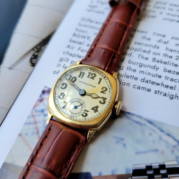 FS: Vintage Hamilton "Cushion B" 1930s Mechanical | WatchCharts Marketplace