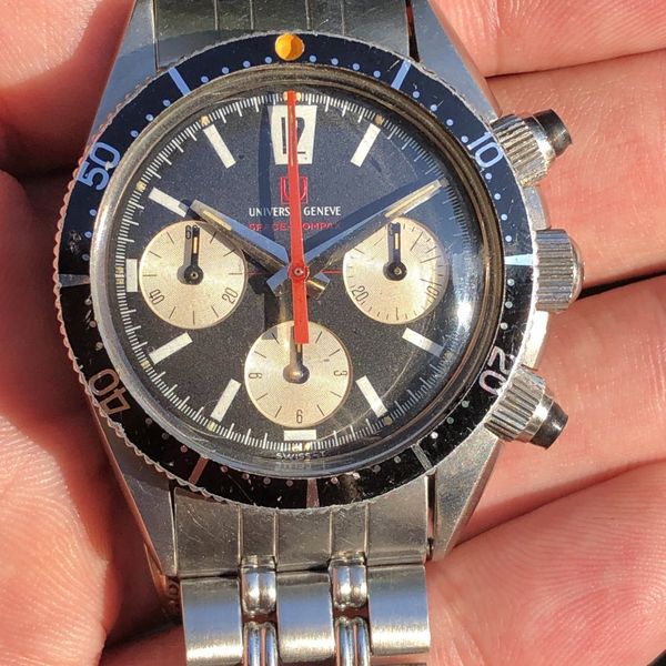 FSOT Universal Geneve Mk1 Space Compax Valjoux 72 | WatchCharts Marketplace