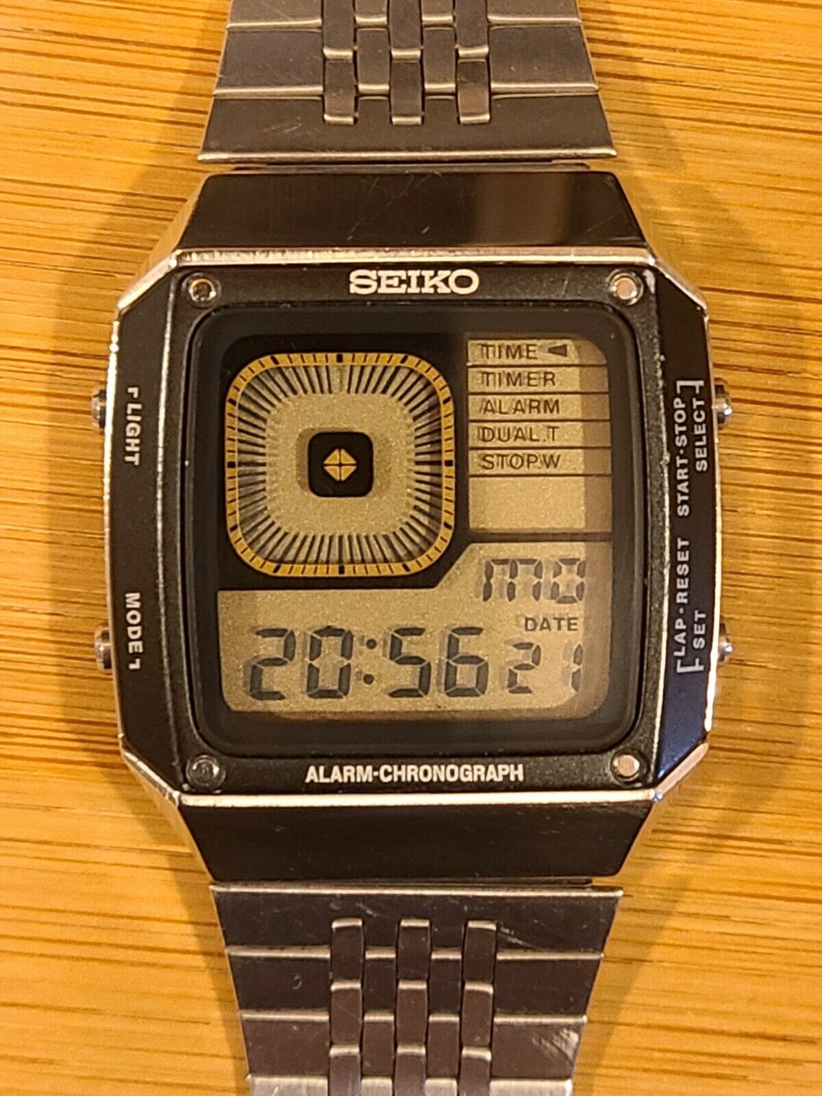 Seiko G757-4010 James Bond Chronograph Digiborg Diver Watch Japan with ...