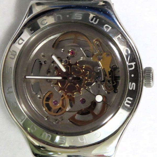 Swatch IRONY Body & Soul Skeleton Watch Automatic See-through ...