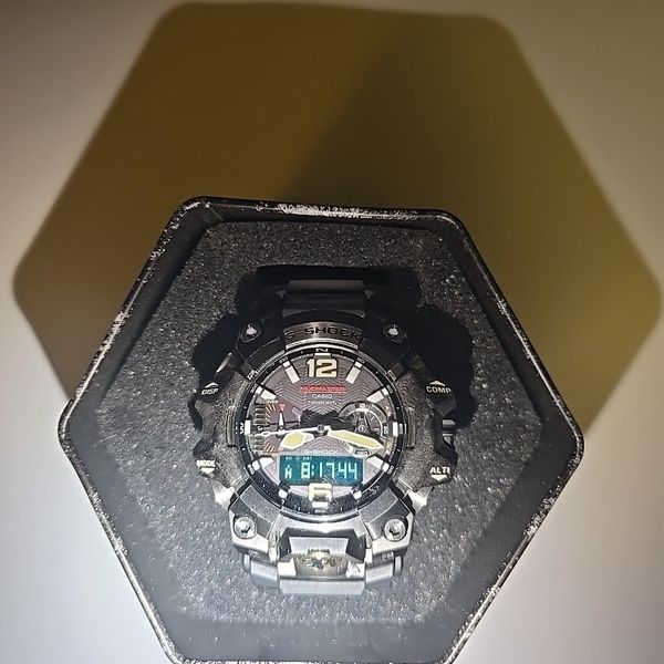 Casio G-Shock Mudmaster Bluetooth Solar Black Men's Watch (GWG-B1000 ...